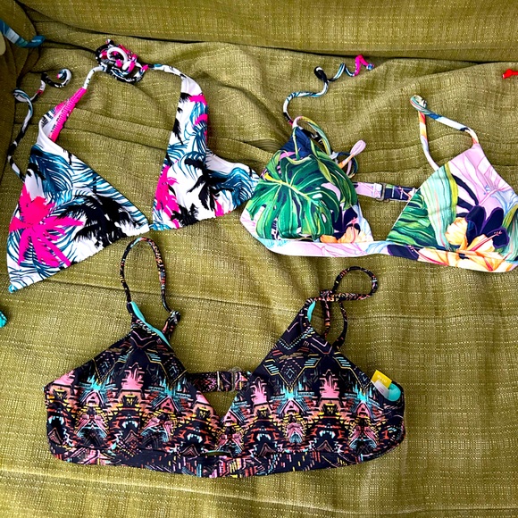 Swim 3 Adorable Bikini Tops Poshmark